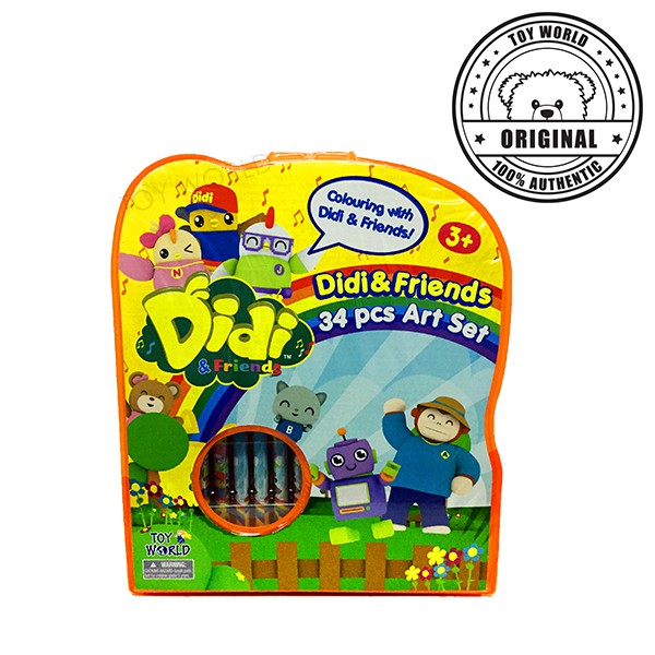 TOY WORLD Didi & Friends 34 pcs Art Set (Original Licensed) | Shopee ...