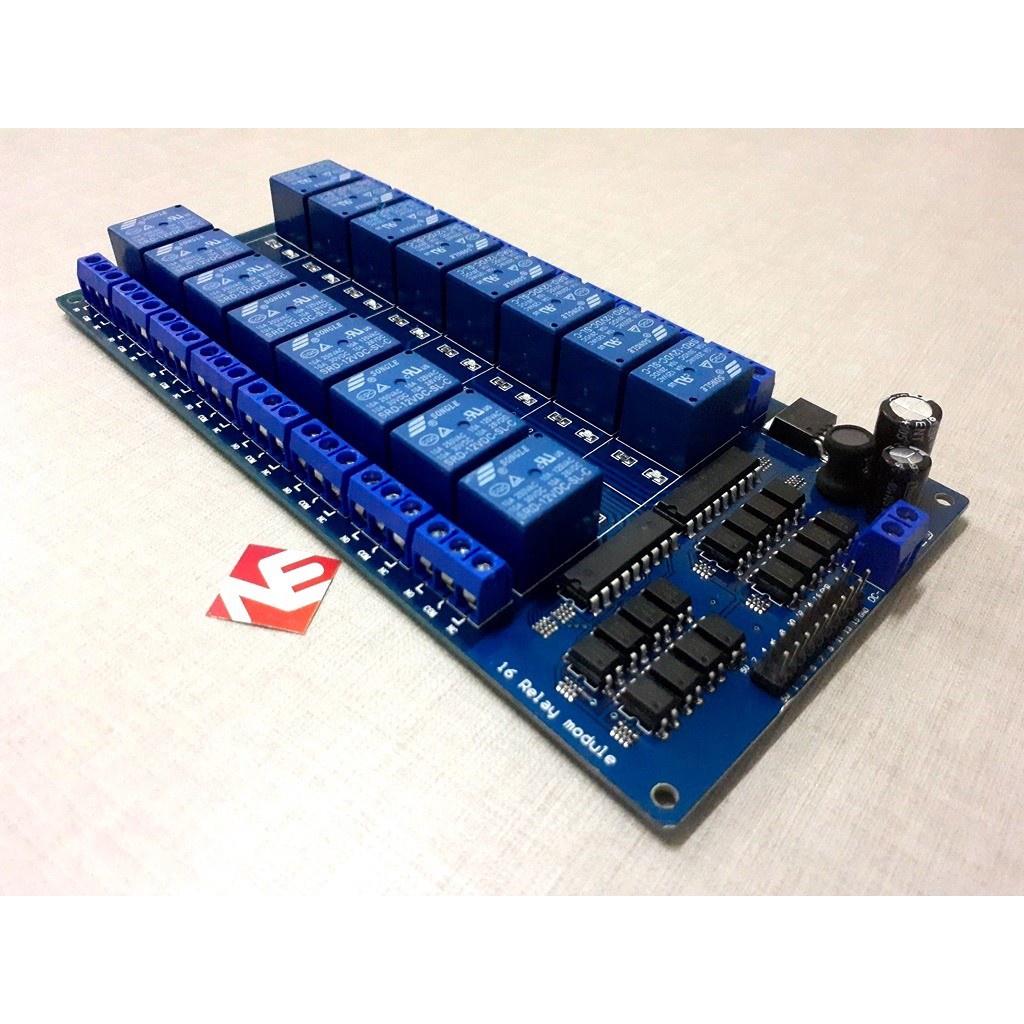Relay Board 16 Channel Module 12V Optocoupler Isolation Arduino Raspberry Pi STM32 Microbit ...