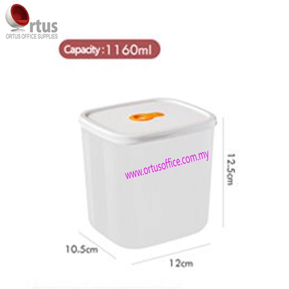 KP-Airtight Container Plastic Transparent Food Storage Box Fridge ...