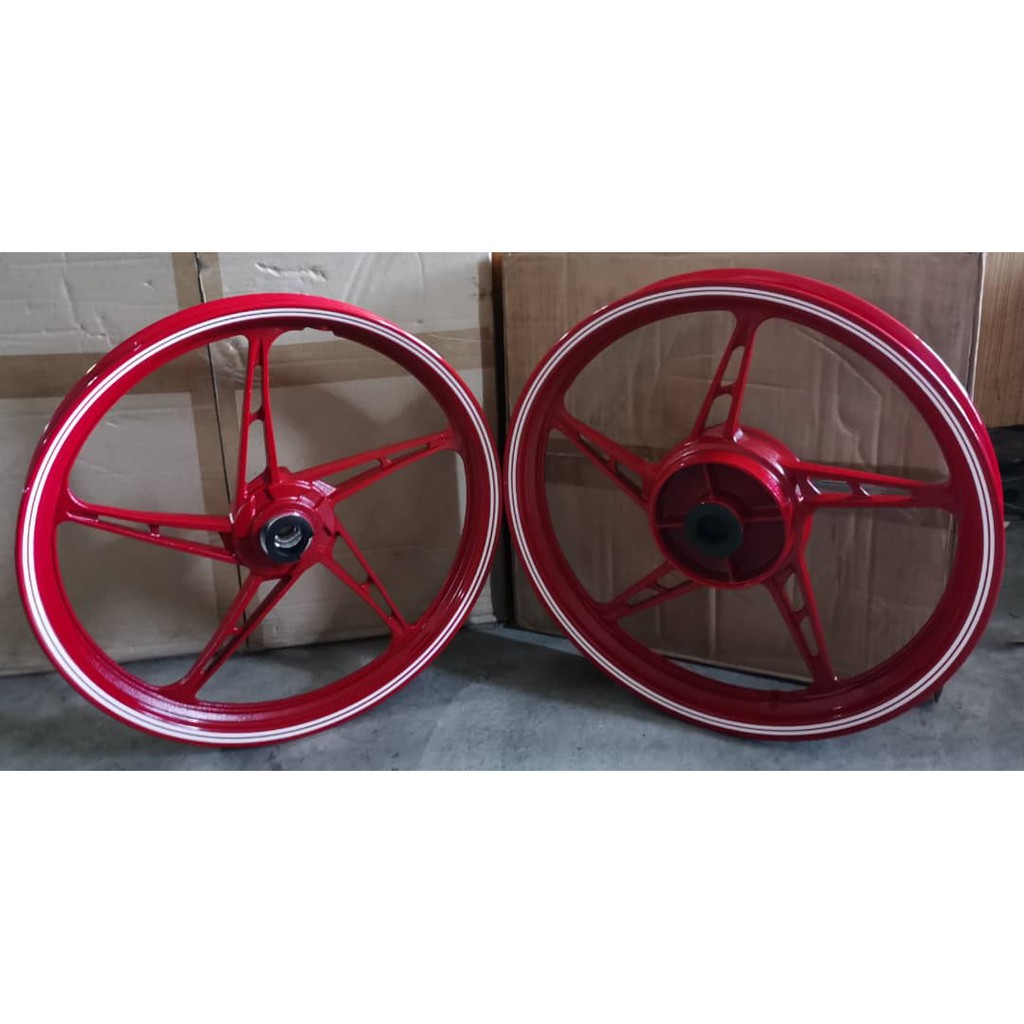 SPORT RIM ORIGINAL YAMAHA FOR YAMAHA LC135 (RED) | Shopee Malaysia