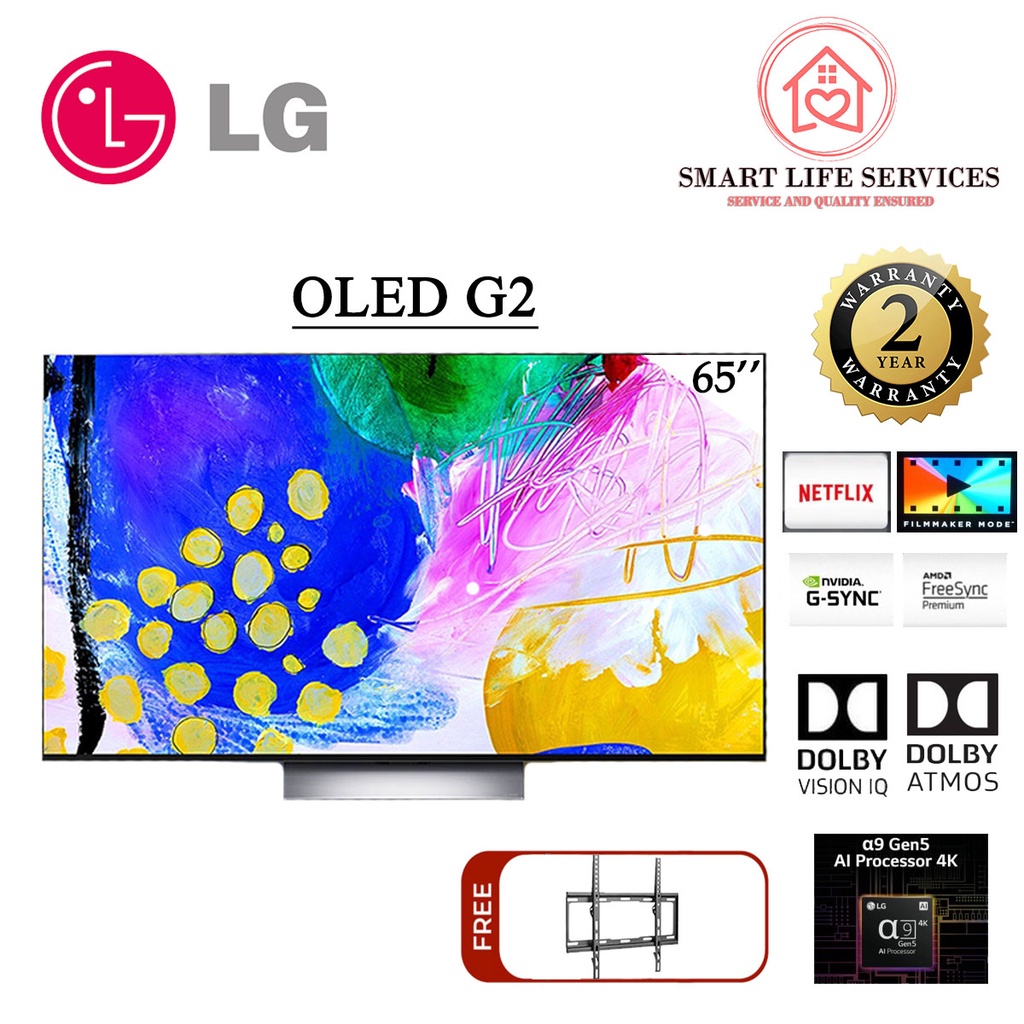 [2022 NEW] LG G2 65'' 4K Smart SELF-LIT OLED TV with AI ThinQ OLED65G2 OLED65 OLED65G2PSA ...