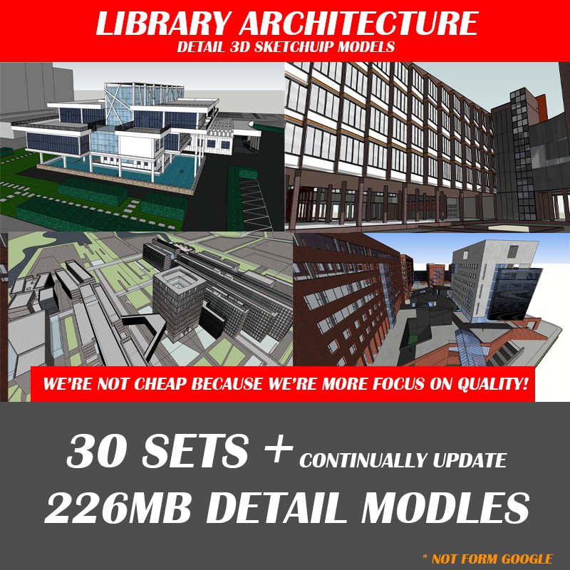 FULL HIGH QUALITY LIBRARY ARCHIETCTURE BUILDING DESIGN DETAIL SKETCHP ...