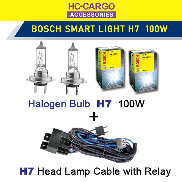 Smart Light Wire Kit Car H1 H7 Head Light BOSCH Bulb Harness Wiring Kit ...