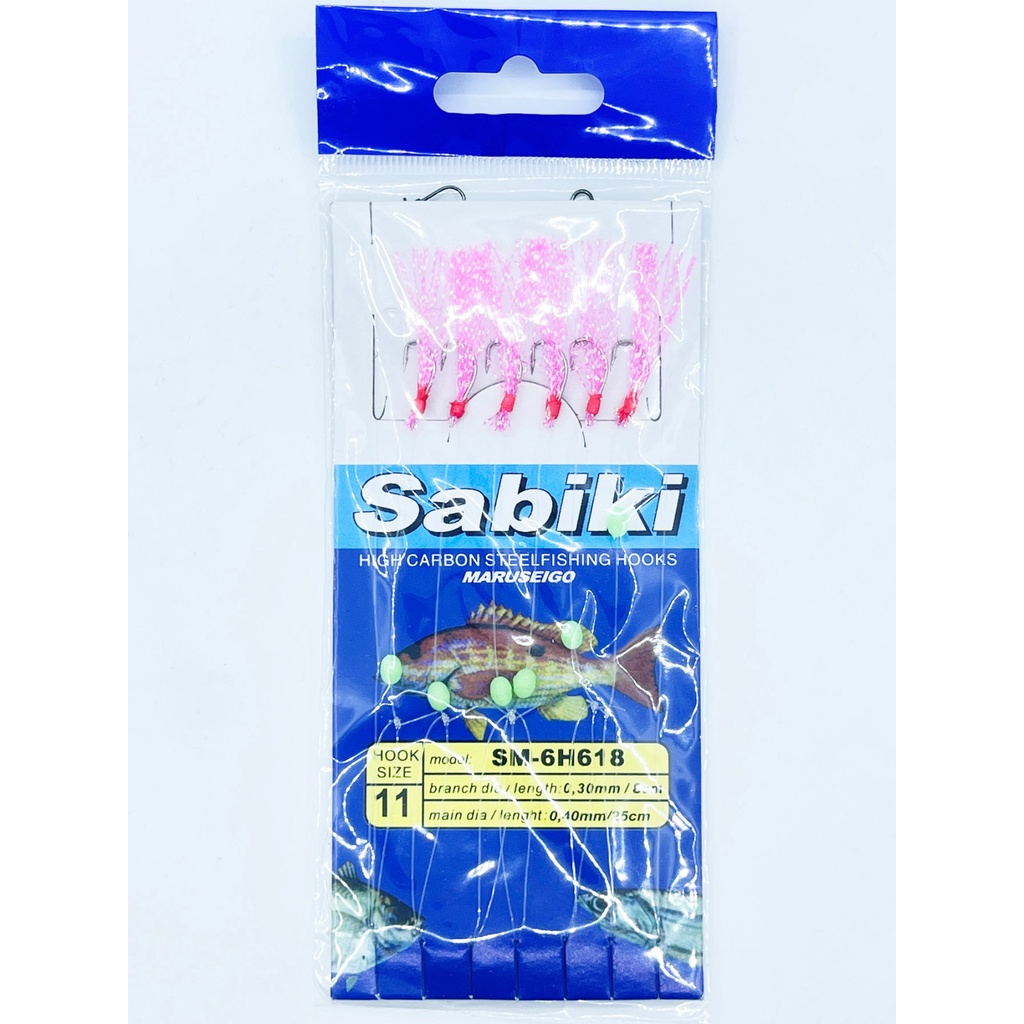 [Clear Stock] Sabiki Apollo Hook Lures for Live Bait Fishing Umpan ...