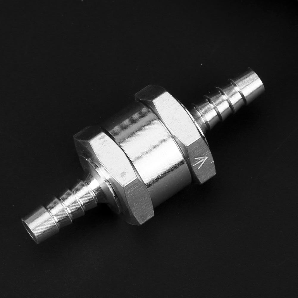 Aluminum Alloy Fuel Non Return Check Valve One Way Petrol Diesel 6/8/10 ...