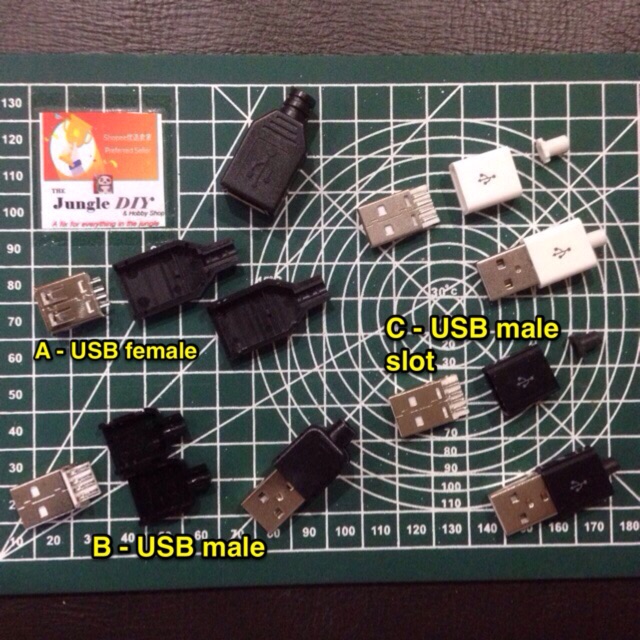 USB cable plugs DIY android V3 mini V8 micro repair kit | Shopee Malaysia
