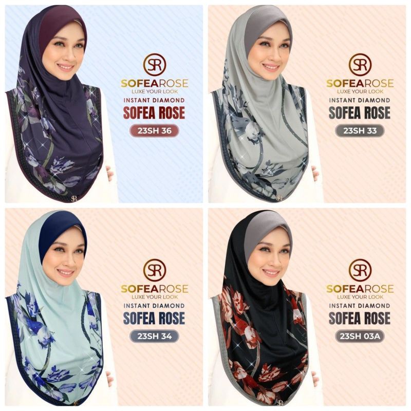 🔥NEW DESIGN 🔥SOFEA ROSE INSTANT DIAMOND READY STOK | Shopee Malaysia