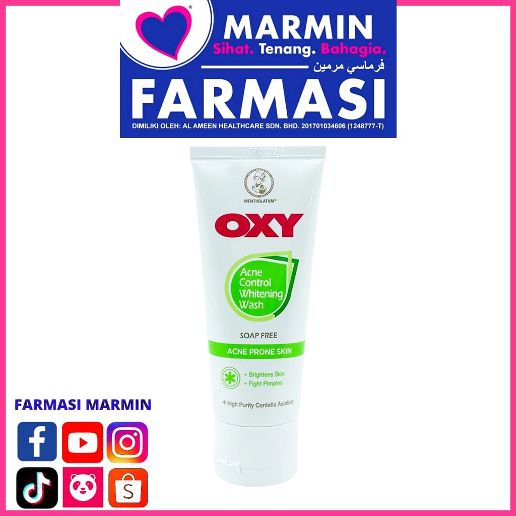 OXY ACNE CONTROL WHITENING WASH 100G | Shopee Malaysia