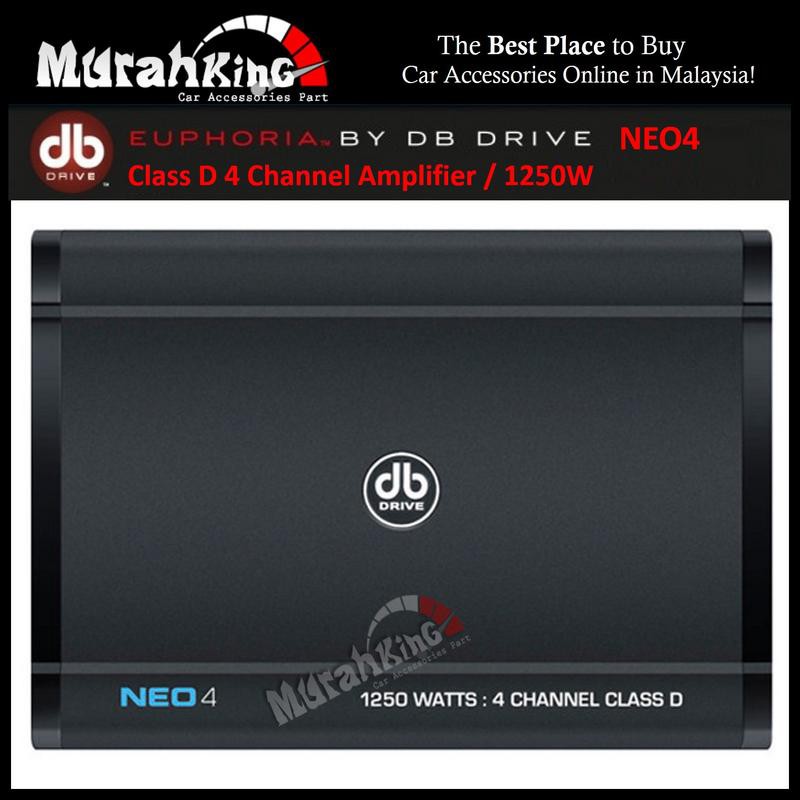 db Drive Neo 4 Class D 4 Channel Car Amplifier (1250Watts) | Shopee ...