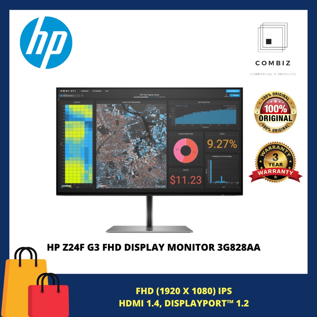 HP Z24F G3 FHD DISPLAY MONITOR 3G828AA | Shopee Malaysia