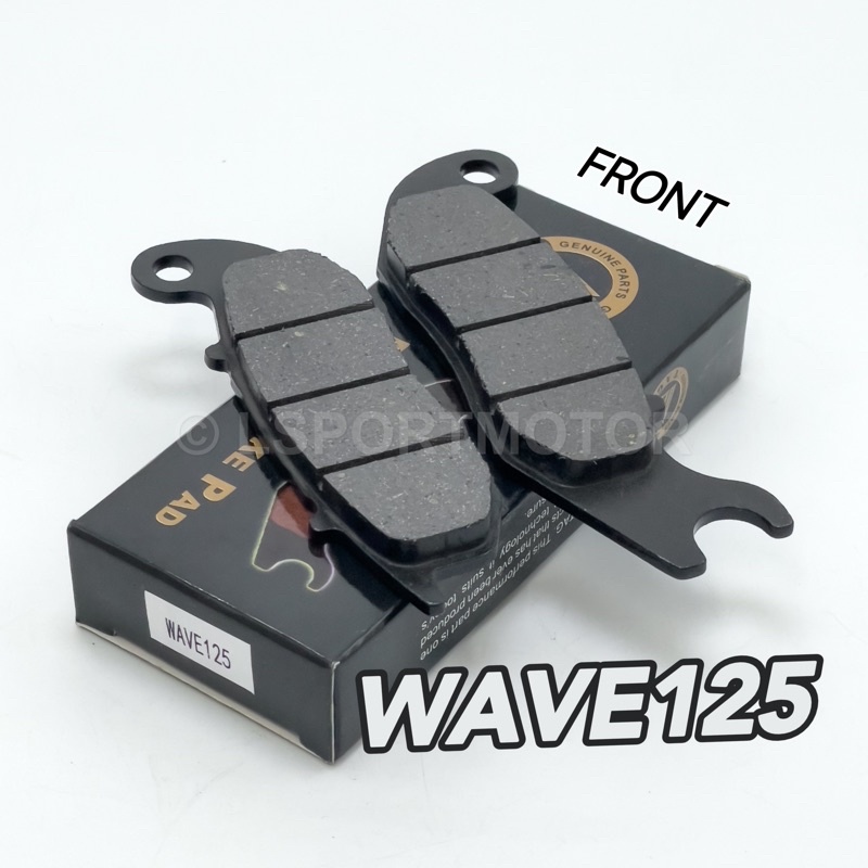 HONDA WAVE125 DISC BRAKE PAD (FRONT) CALIPER BRAKE PAD LINING PAD BREAK ...