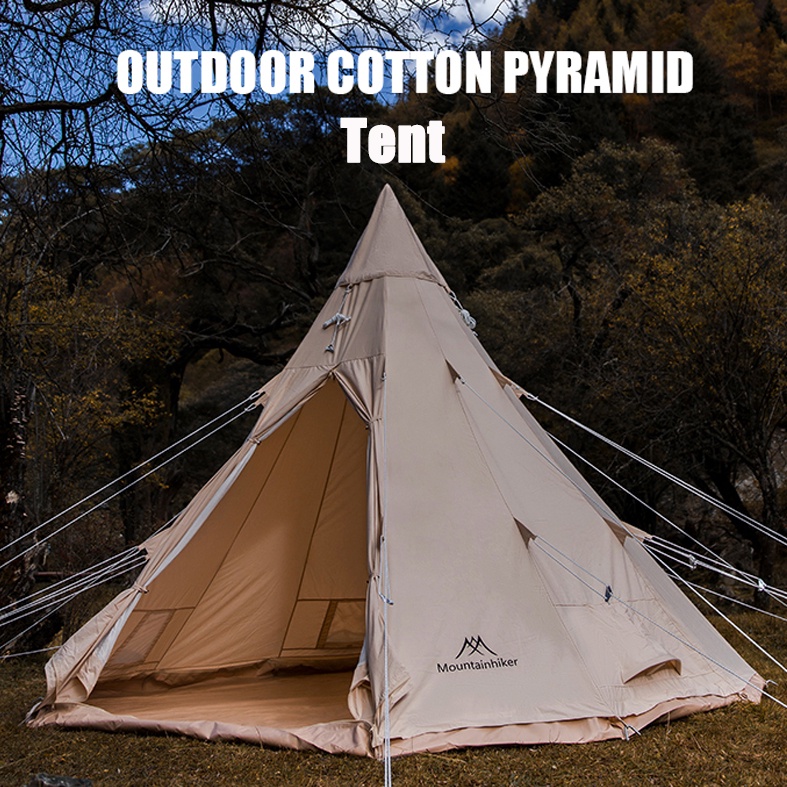 Mountainhiker Outdoor 8 Person Windproof Waterproof Pyramid Tent ...