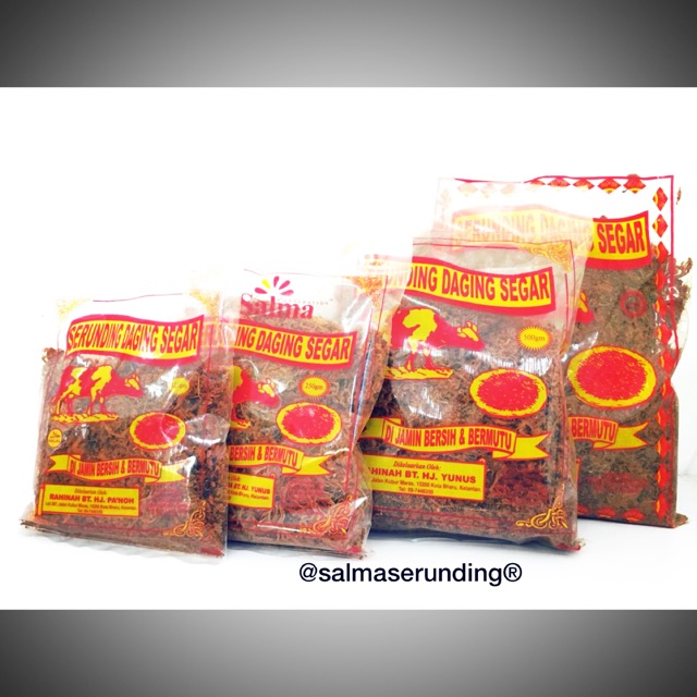 🔥 VIRAL 🔥 SERUNDING DAGING TEMPATAN ORIGINAL😍 | Shopee Malaysia