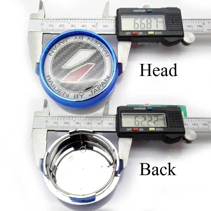 Wheel Hub Cap Lenso raiden Raden Blue Per 1 Piece. | Shopee Malaysia