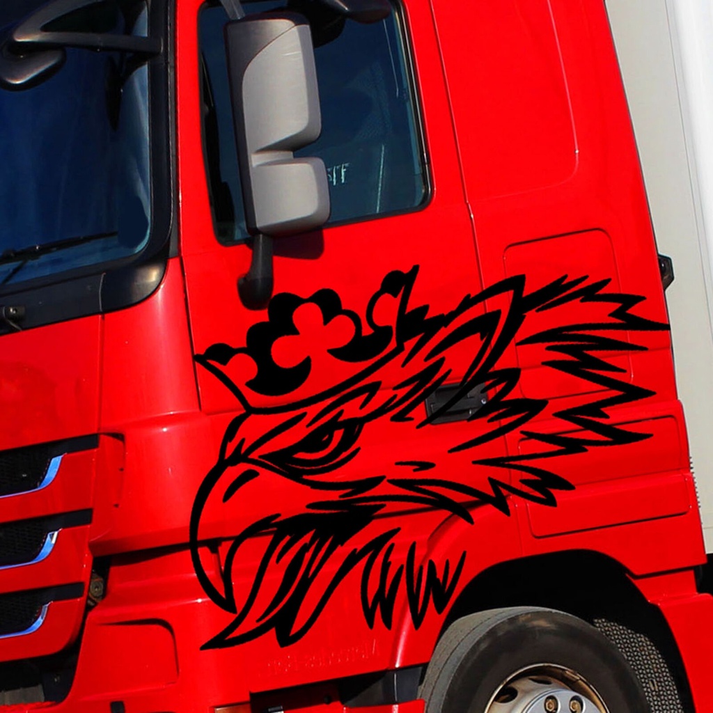 120cm x 59cm Foil Sticker Black Scania Sticker Truck KX037 ORACAL ...