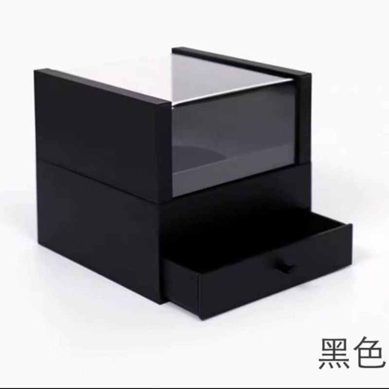 Small Arcrylic Square Drawer Box Kotak Hadiah Lutsinar Surprise Box ...