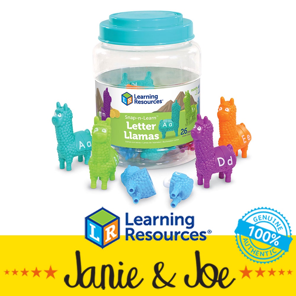 Learning Resources Snap-n-Learn Letter Llamas- Age 18+ Months, Letters ...
