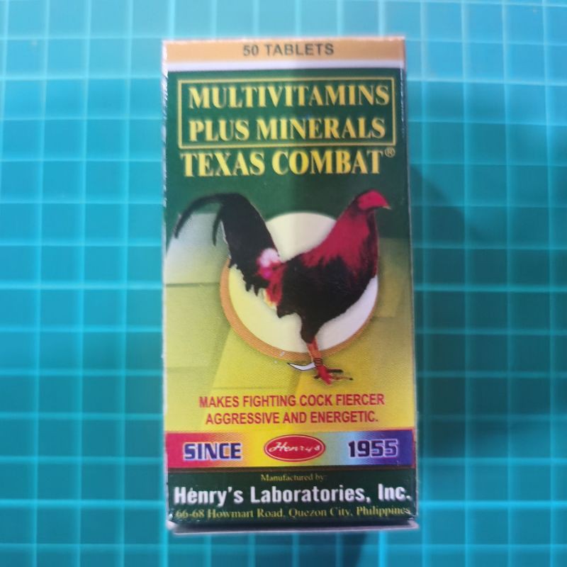 TEXAS COMBAT Multivitamins Plus Minerals (50 Tablets) | Shopee Malaysia
