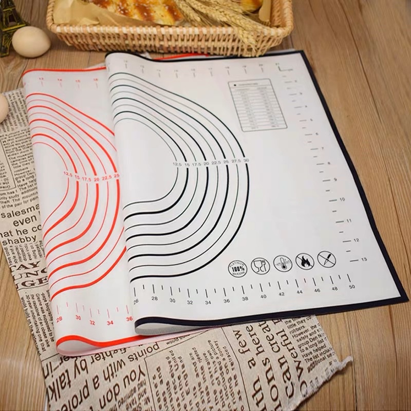 Premium Silicone Reusable Nonstick Dough Pizza Bread Kitchen Baking ...