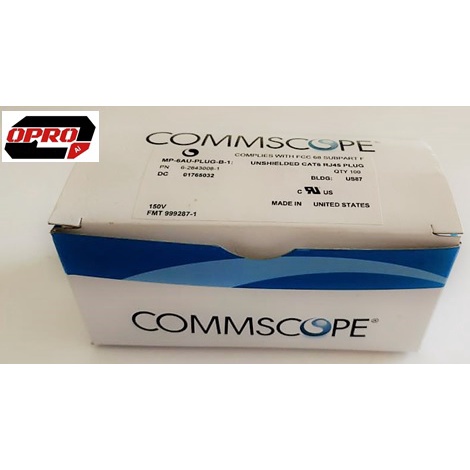 Commscope AMP® Ori Unshielded CAT6 RJ45 Plug / Modular Plug / Cramping ...