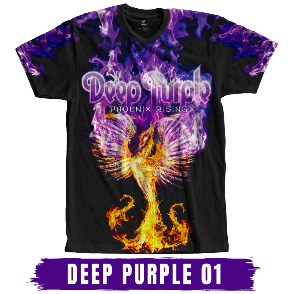 Deep PURPLE (Fullprinting Shirt) | Shopee Malaysia