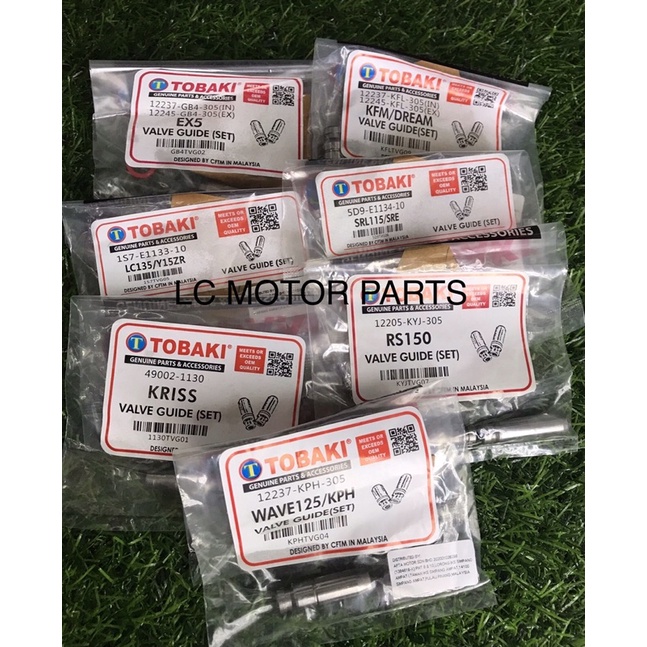 ORIGINAL TOBAKI VALVE GUIDE BAR EX5 HIGH POWER DREAM WAVE125 LC135 Y15 ...
