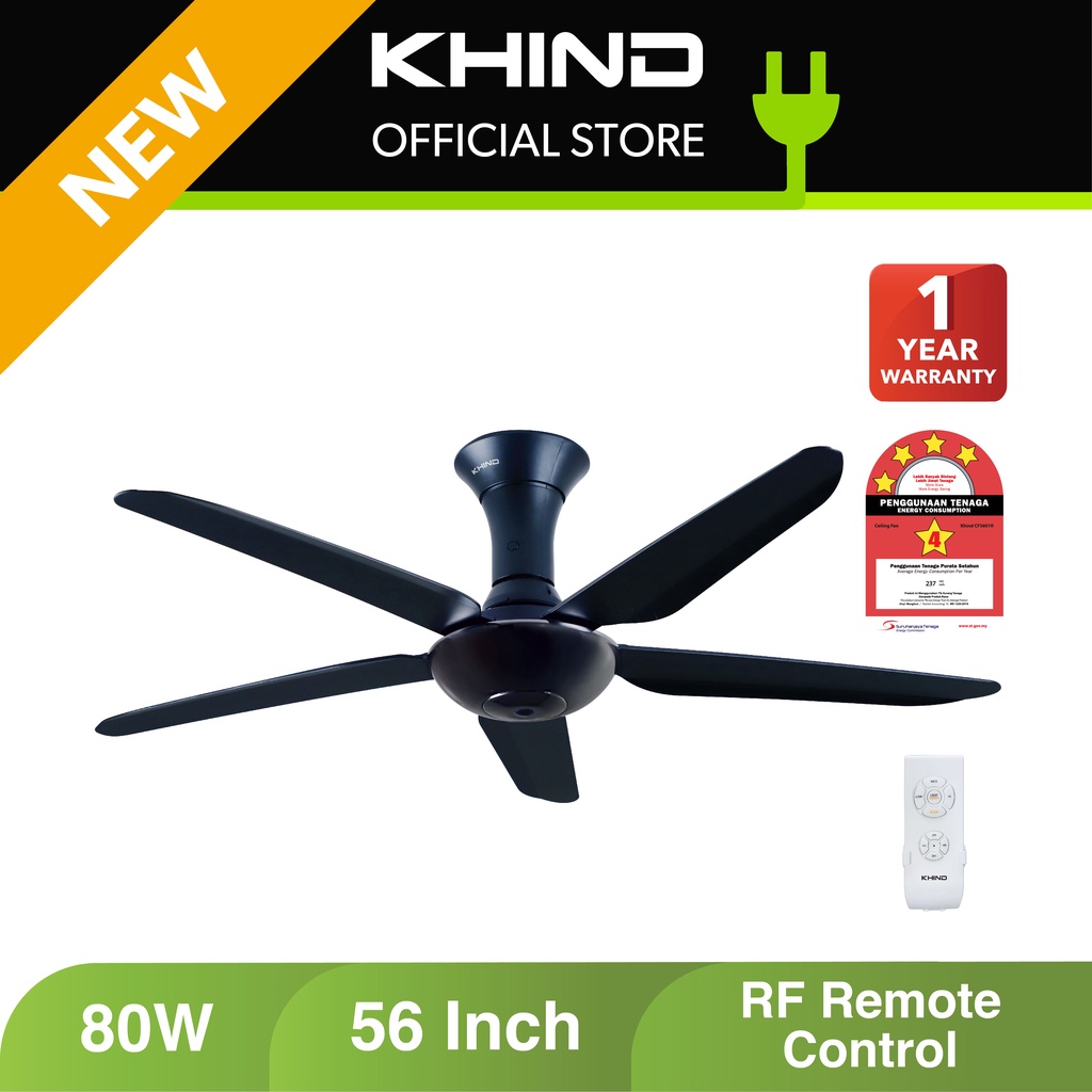 KHIND Kipas Siling | Ceiling Fan (56") CF5601R | Shopee Malaysia