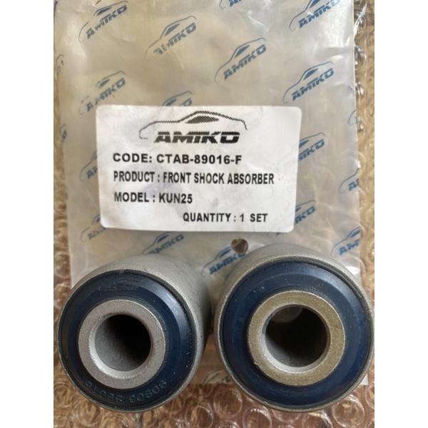 AMIKO SILICONE FRONT ABSORBER LOWER BUSH TOYOTA HILUX (2004-2015) KUN25 ...