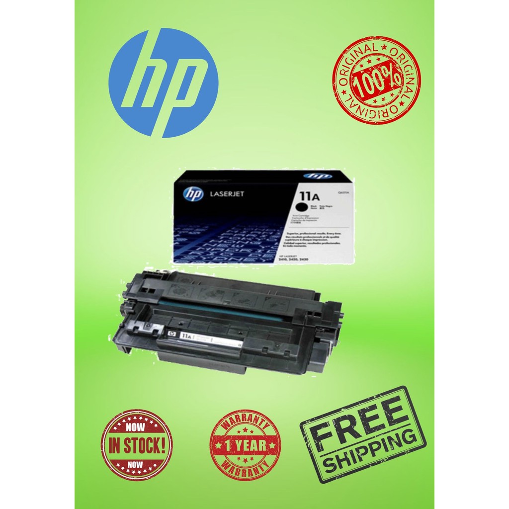 HP 11A / Q6511A BLACK ORIGINAL LASERJET TONER CARTRIDGE | Shopee Malaysia