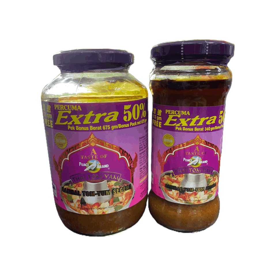 PEACE BRAND THAI TOM YUM 227g/454g 白鸽牌 泰国东炎酱 HALAL | Shopee Malaysia