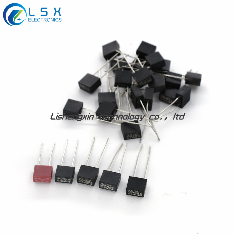 lishengxin 10PCS Fuse 1A 2A 3.15A 4A 5A 6.3A 250V 392 Square Plastic Fuse LCD TV Power Board ...
