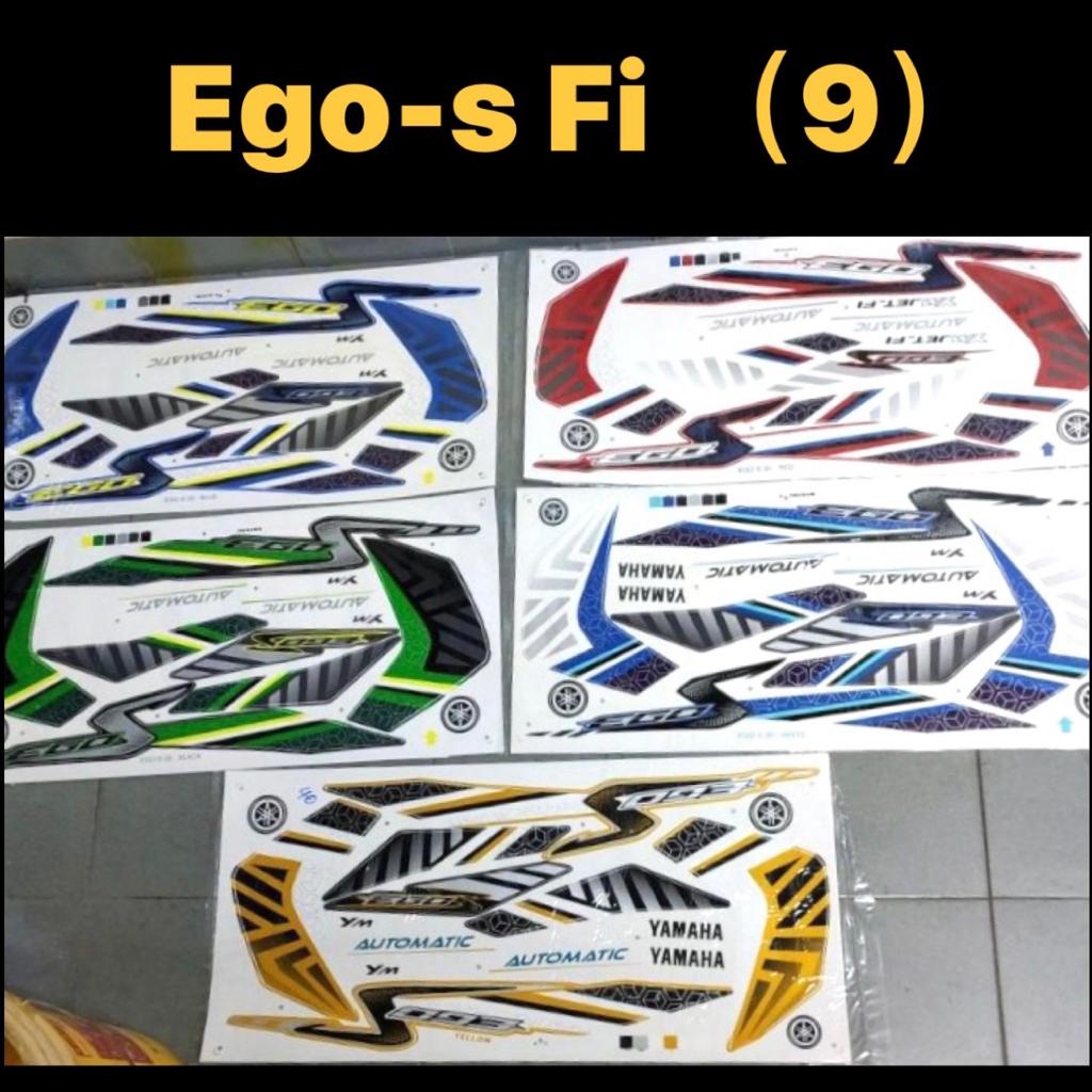 Yamaha Ego-S Fi EgoS Fi Ego S Fi Fuel Injection Stiker sticker body ...