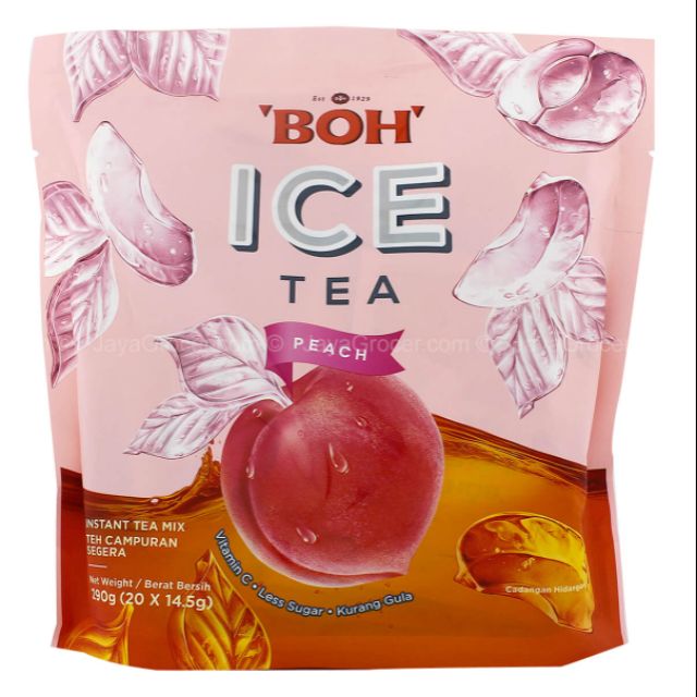 Boh Ice Tea peach 20*14.5g | Shopee Malaysia