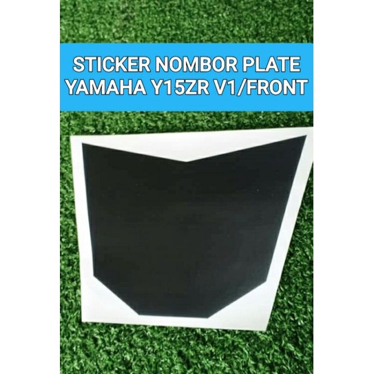 STICKER NOMBOR PLAT BAHAGIAN DEPAN YAMAHA Y15ZR V1/HONDA EX5/MODENAS ...