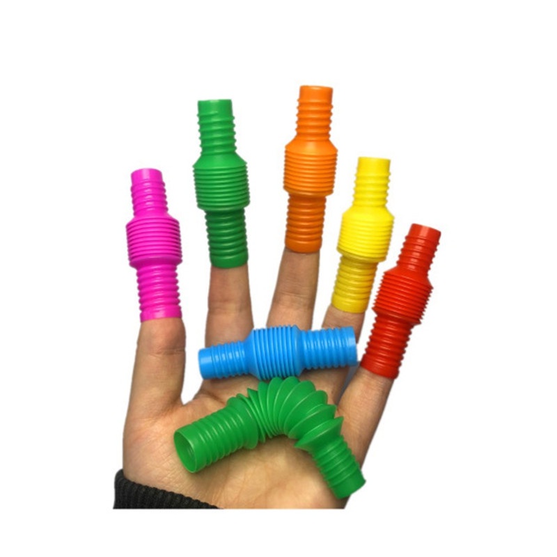 7pcs Mini Pop Tube Sensory Toys Family Games Children Fidgets Relief ...
