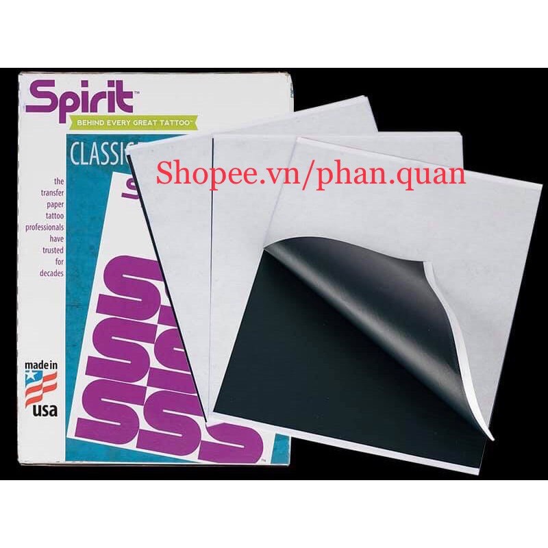 5 Sheets of USA Scan Carbon Paper, 1 layer of tattoo scanning paper - 5 ...