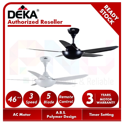 Deka Baby J 46'' Inches | 3 Speed | 5 Blade Baby Ceiling Fan with ...