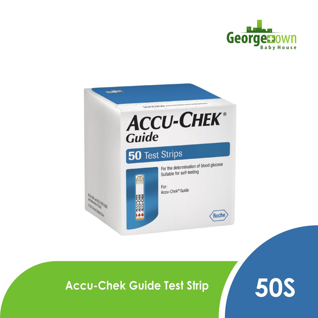 ACCU-CHEK GUIDE TEST STRIPS 50'S (GTG) | Shopee Malaysia