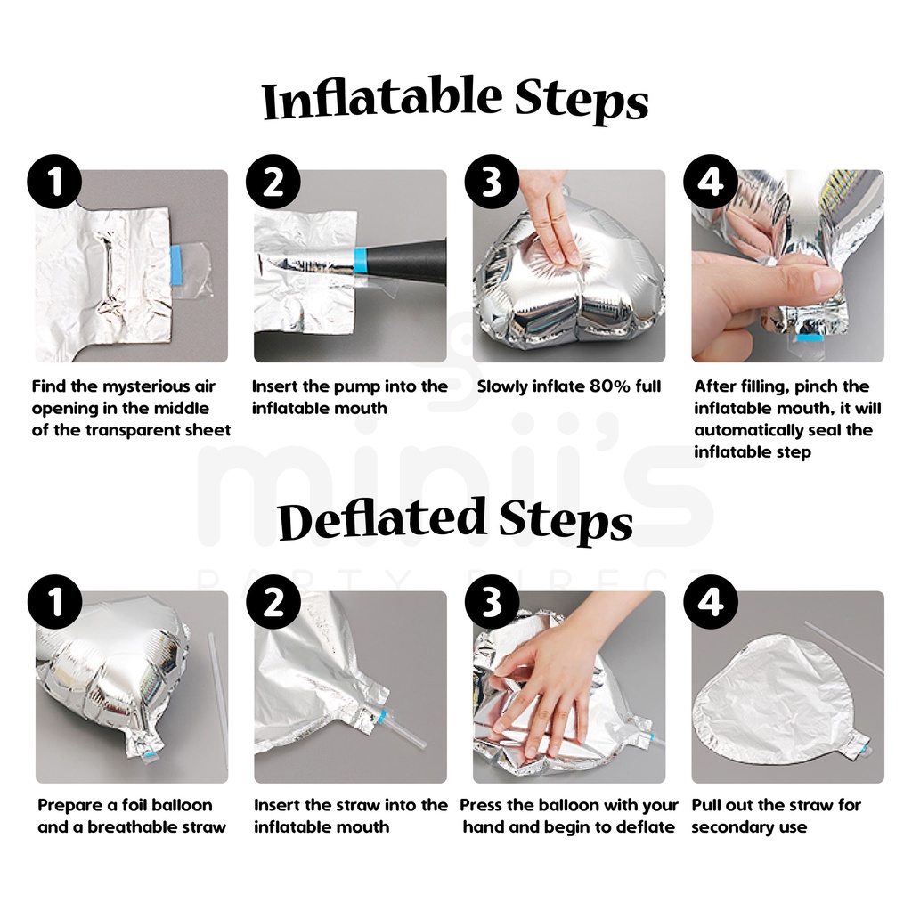 MINIIS PARTY Number Balloon 42 Inch Balloon Number Foil Balloon Belon ...