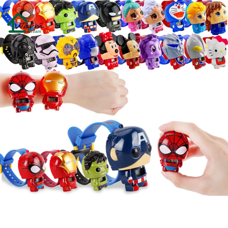 Marvel Watch Spiderman Iron Man Kids Watch Kids Wrist Watch Cartoon ...
