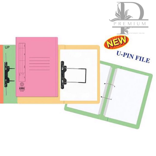 ABBA No.102 U-Pin Spring Flat File / U Pin File / Spring File / Manila ...
