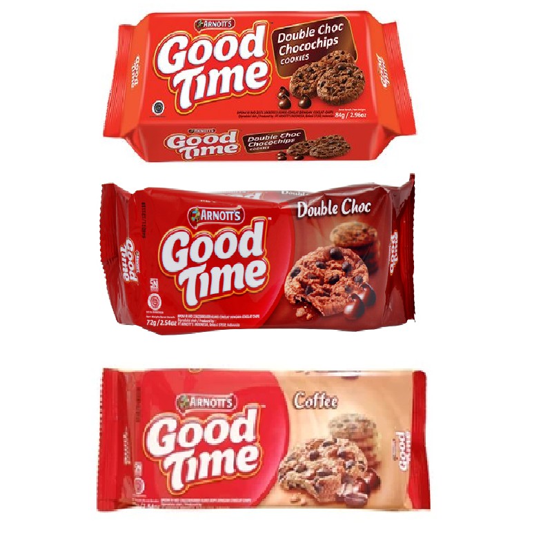 Arnots Good Time Cookies Chocochips Chocolate Flavor, Double Choc ...