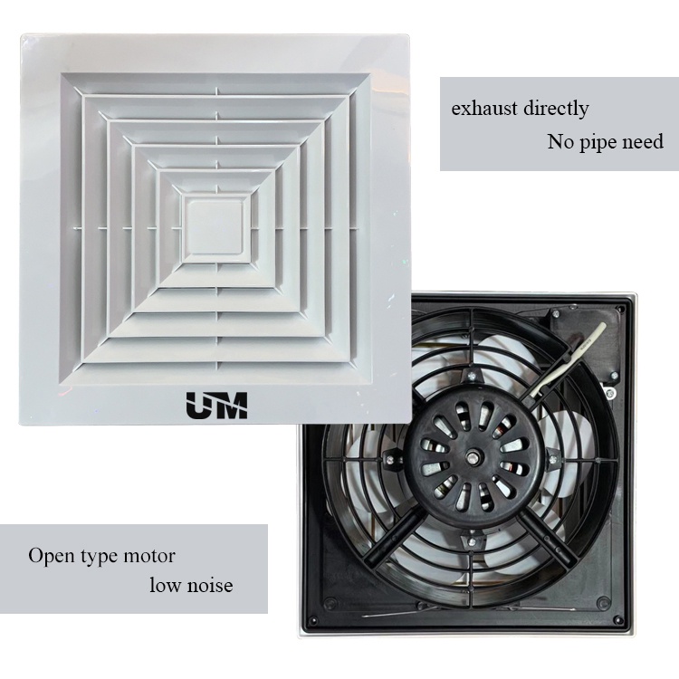 UM 8''10''12 inch Ceiling exhaust fan ventilation fan Direct exhaust ...