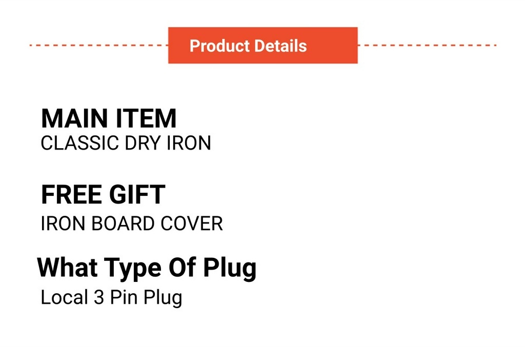 SOARIN 1000W DRY IRON STEAM SETERIKA BAJU PAPAN SATERIKA WAP CORDLESS ...