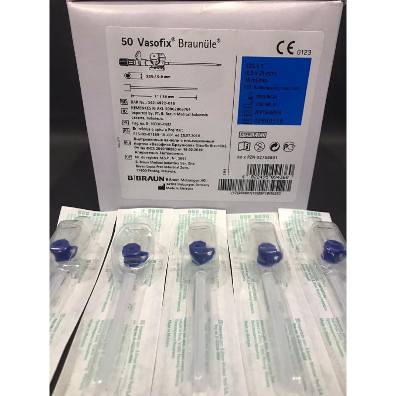 Vasofix Braunule ( 18G/20G/22G) | Shopee Malaysia