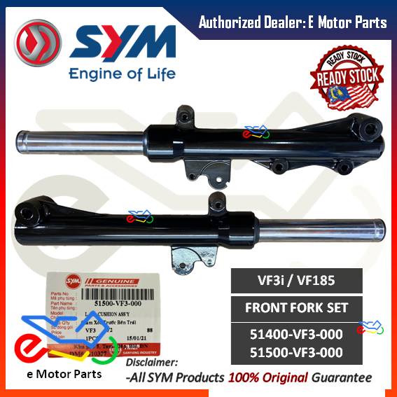 VF3I VF185 FRONT FORK SET DAMPER DEPAN ABSORBER SUSPENSION T FORK VF3 ...