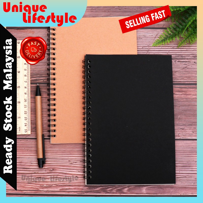 Hard Cover A5 Sketch Book Artist Paper Blank White Drawing Doodle Art ...