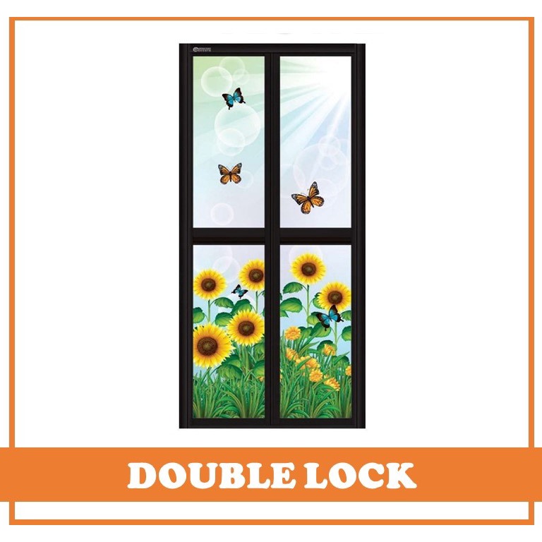 DOUBLE LOCK - Pintu Tandas Diy,AluminiumBi-foldDoor,Folding Door ...