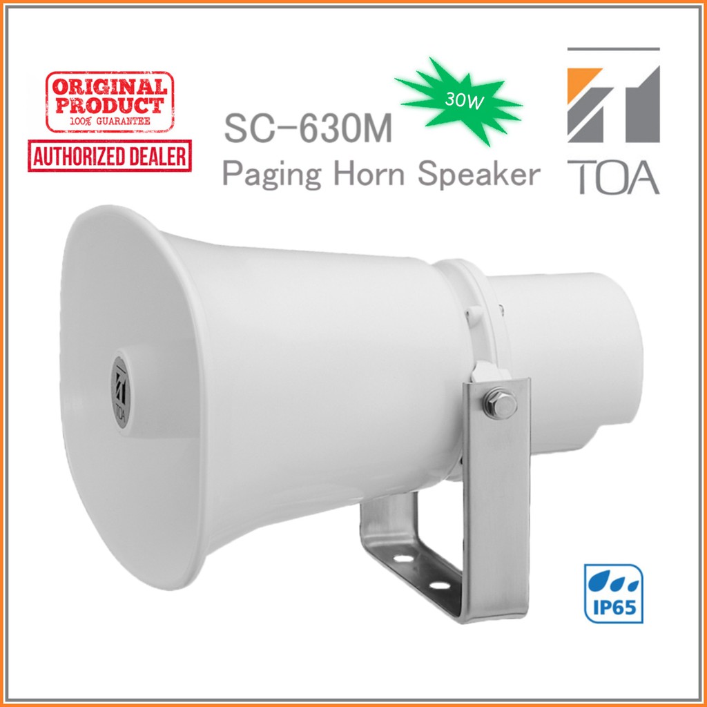 TOA SC-630M Paging Horn Speaker With Matching Transfomer (30W) | Shopee ...