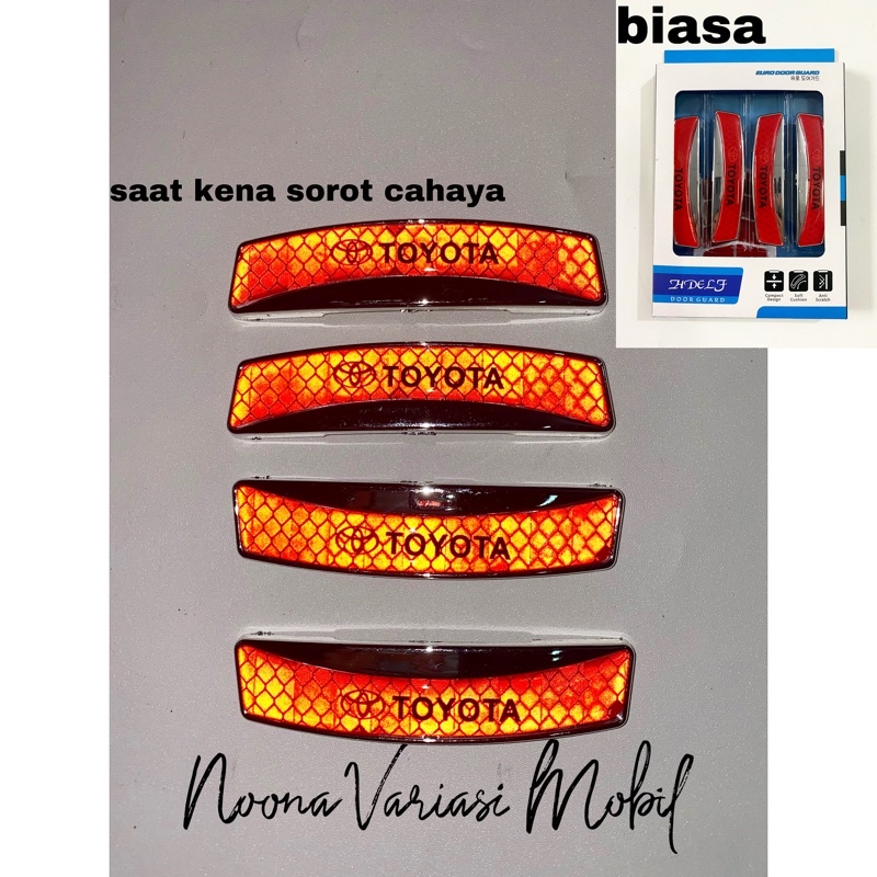 New Toyota Doorguard Reflector impact protection for the Raize Agya ...